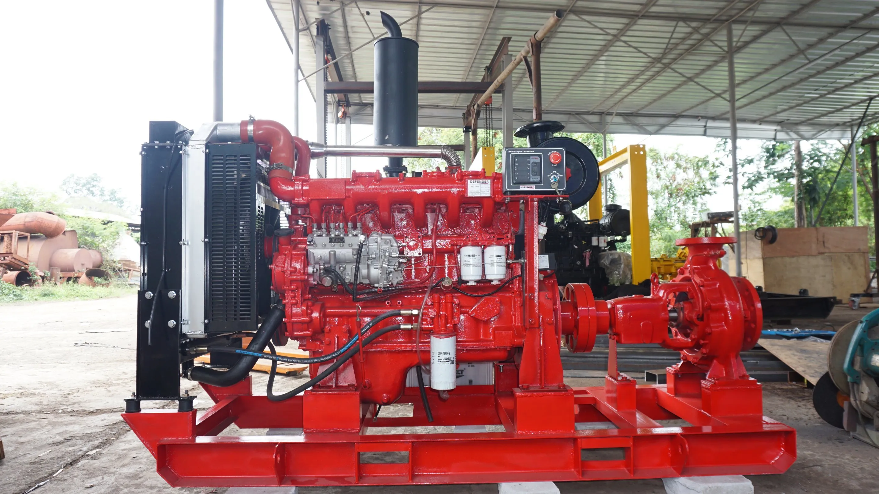 Diesel Fire Pump 1000 GPM Head 100 M | Artikel | Defender